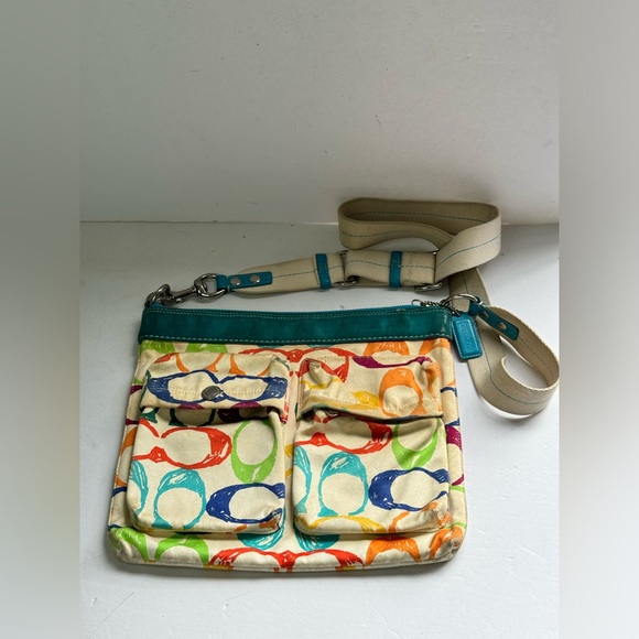 Coach | Bags | Coach Vintage Rainbow Crossbody Bag | Poshmark